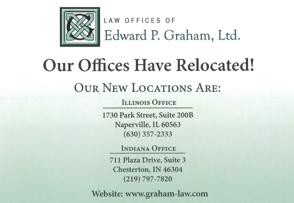 Our Offices Have Relocated! - The Law Offices of Edward P. Graham
